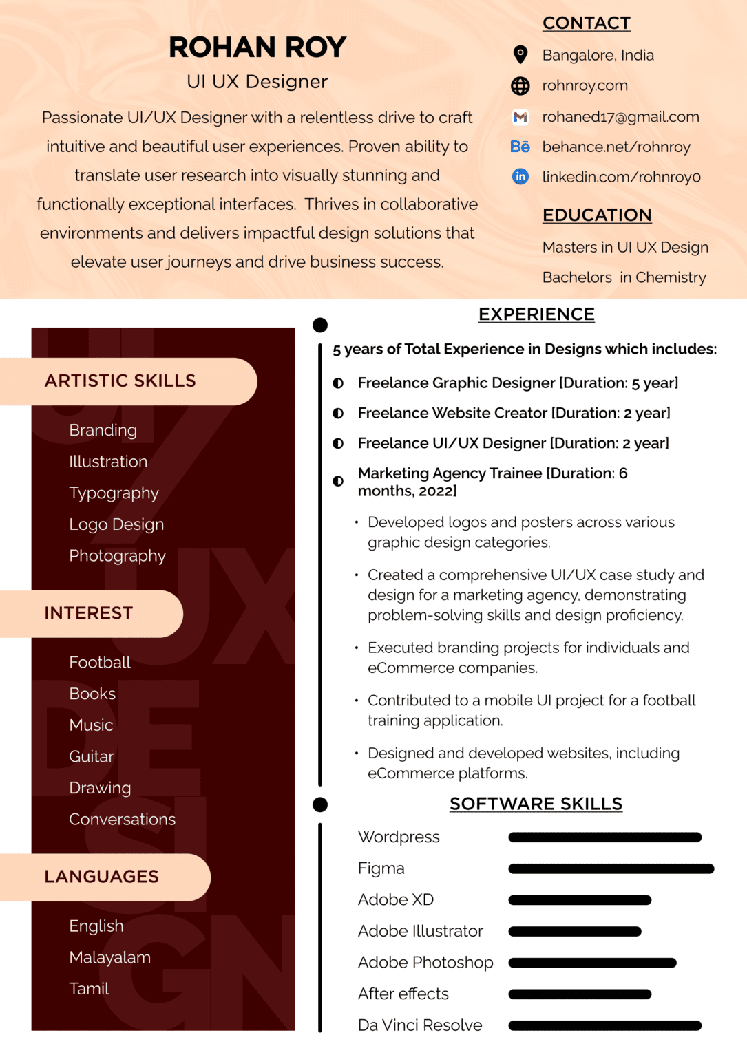 Rohan Roy | UI/UX & Web Designer | Build the Best Experience