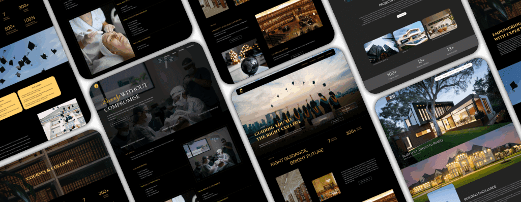 Website Design Portfolio | Rohan Roy | Projects